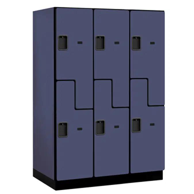 BIM objects - Free download! 18-27000 Series Designer Wood Lockers ...