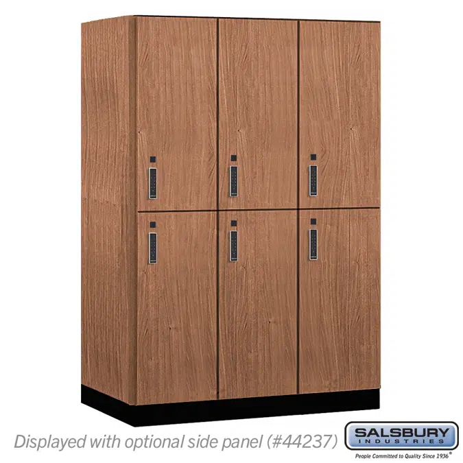 BIM objects - Free download! 18-42000E Series Premier Wood Lockers ...