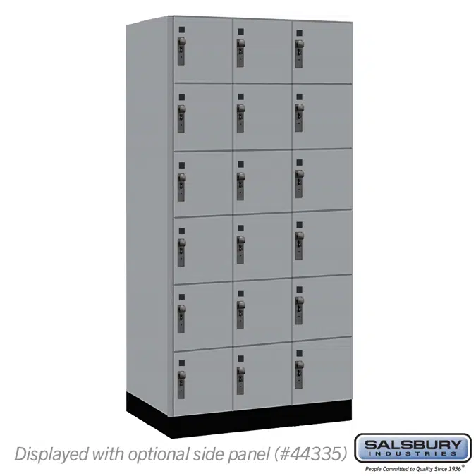 BIM objects - Free download! 46000 Series Premier Wood Lockers - Six ...
