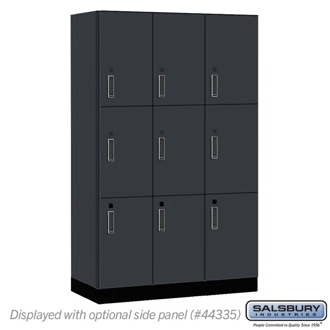 BIM objects - Free download! 15-43000E Series Premier Wood Lockers ...