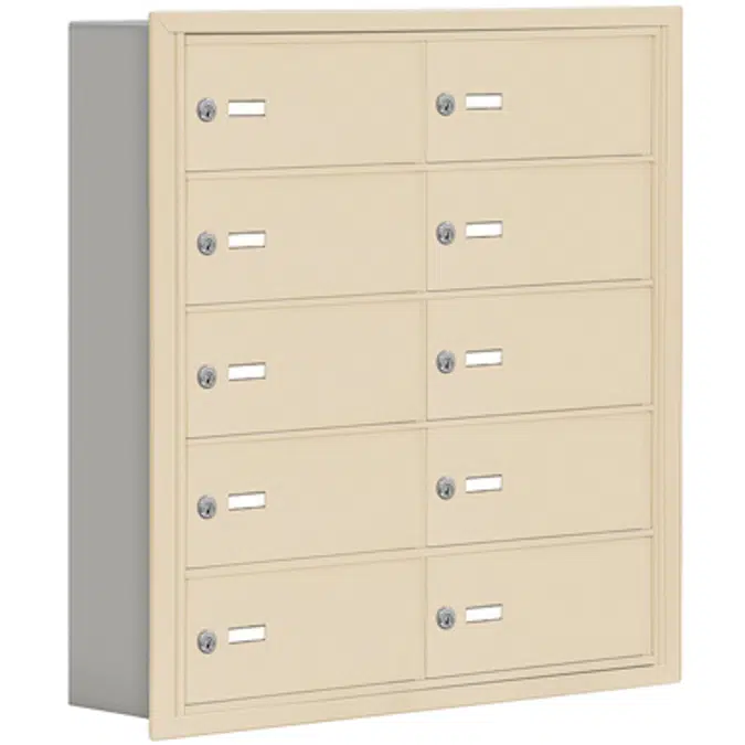 BIM objects - Free download! 19000 Series Cell Phone Lockers-Recessed ...