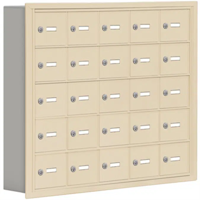 BIM objects - Free download! 19000 Series Cell Phone Lockers-Recessed ...