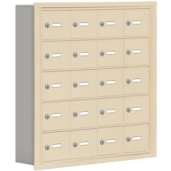 BIM objects - Free download! 19000 Series Cell Phone Lockers-Recessed ...