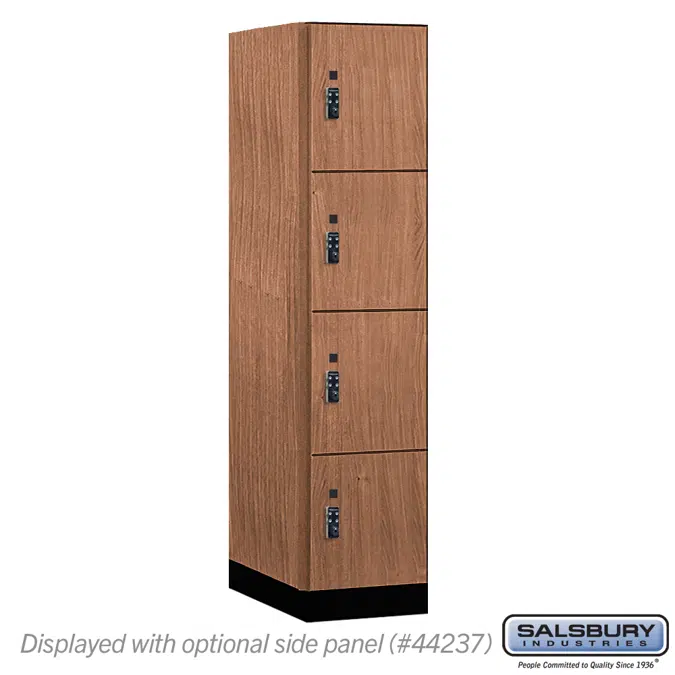 BIM objects - Free download! 18-44000R Series Premier Wood Lockers ...