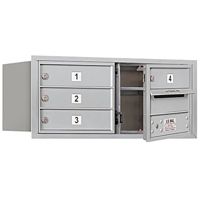 BIM objects - Free download! 3700 Series Recessed Mounted 4C Horizontal ...