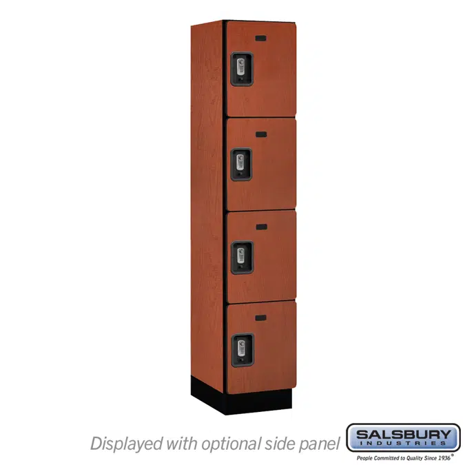 BIM objects - Free download! 24000R Series Designer Wood Lockers - Four ...