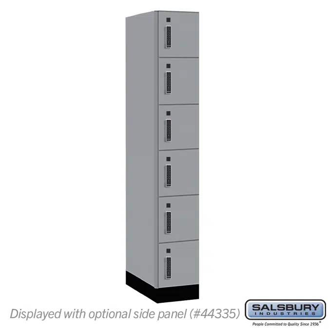 BIM objects - Free download! 46000E Series Premier Wood Lockers - Six ...