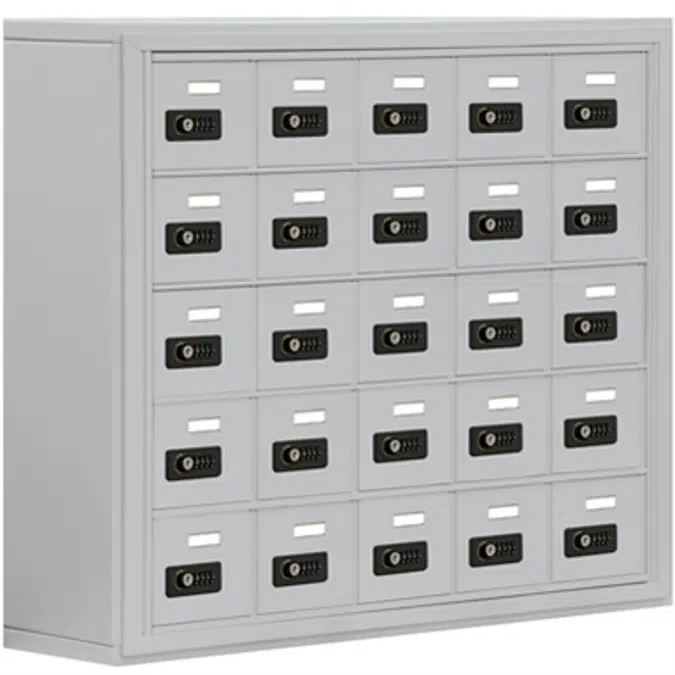 BIM objects - Free download! 19000 Series Cell Phone Lockers-Surface ...