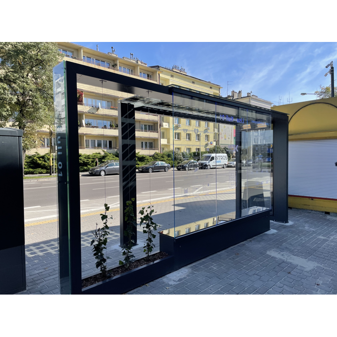 BIM objects - Free download! Intelligent Bus Shelter | BIMobject