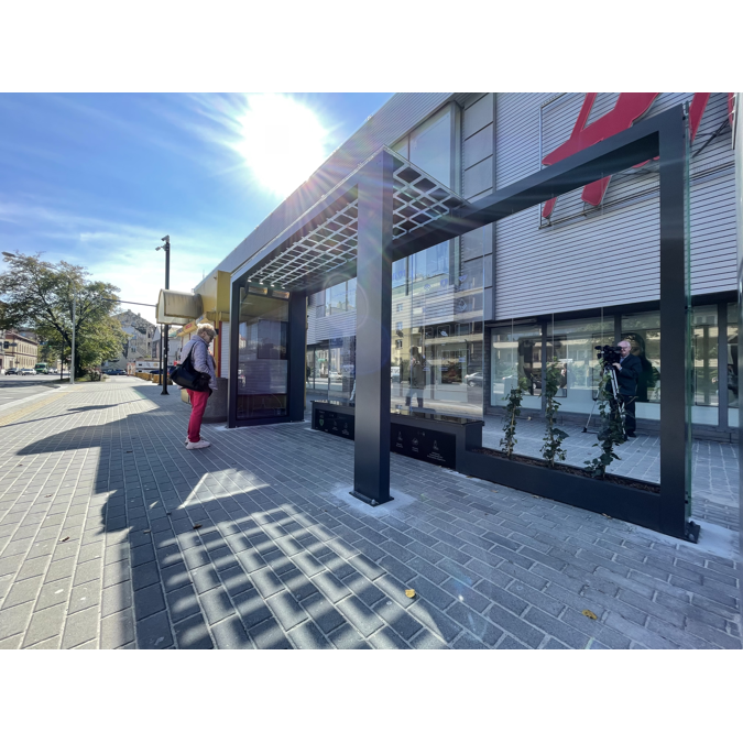 BIM objects - Free download! Intelligent Bus Shelter | BIMobject