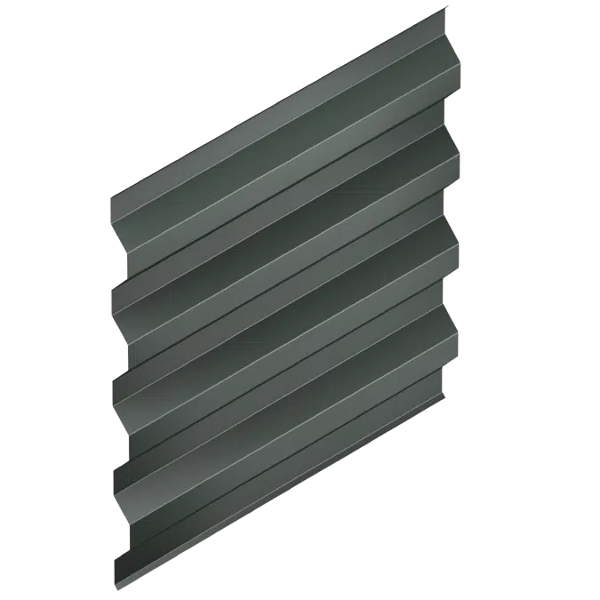 BIM objects - Free download! Exposed Y-29 Profile B Wall Panel System ...