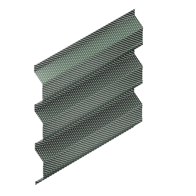 BIM objects - Free download! Exposed MR-36 Profile B Wall Panel System ...