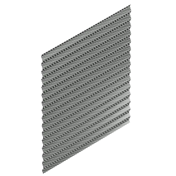 Objetos BIM - ¡Descarga gratis! Exposed C-40 Profile B Wall Panel ...