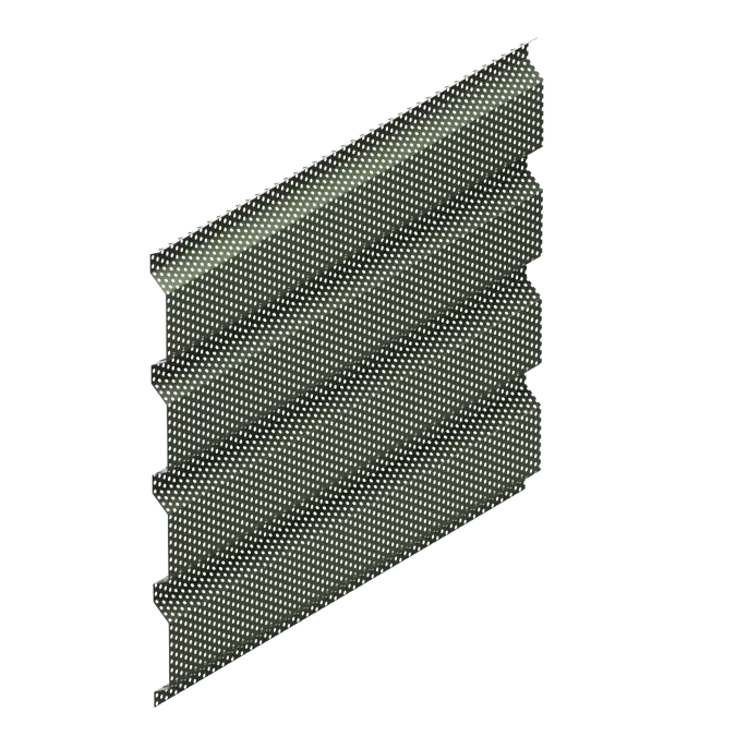 Objetos BIM - ¡Descarga gratis! Exposed BR9-36 Profile B Wall Panel ...