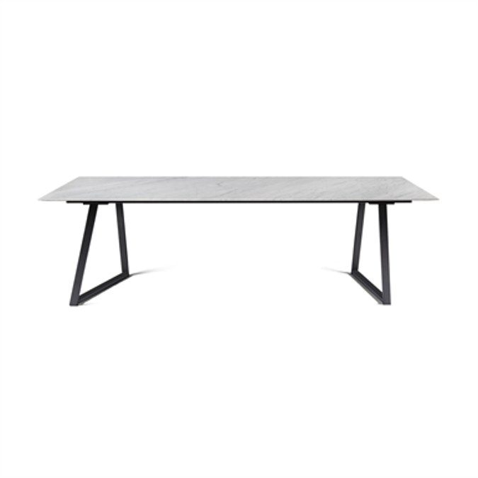 BIM objects - Free download! Dritto Dining Table Rectangular | BIMobject