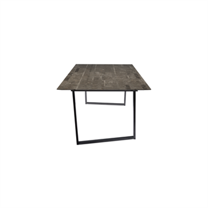 BIM objects - Free download! Dritto Dining Table Rectangular | BIMobject