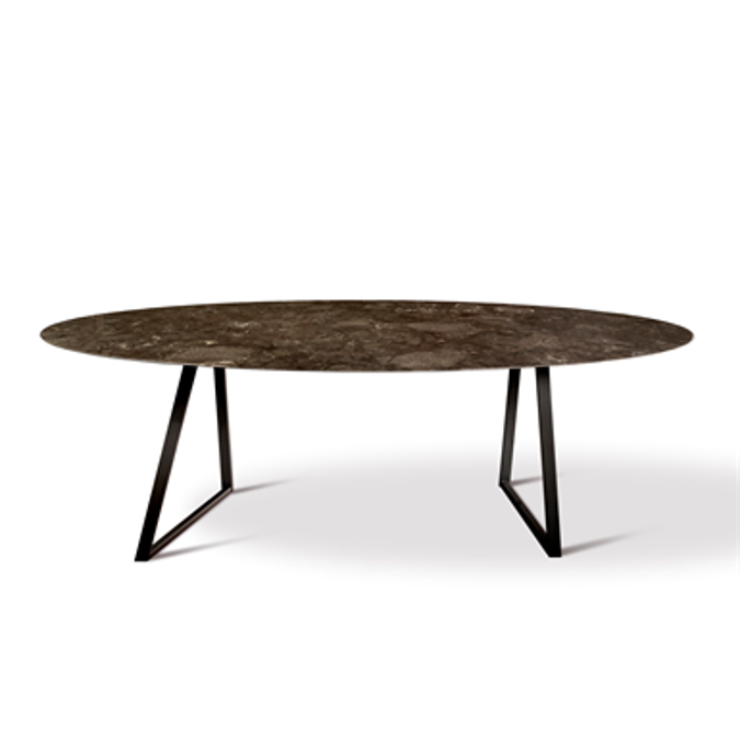 BIM objects - Free download! Dritto Dining Table E | BIMobject