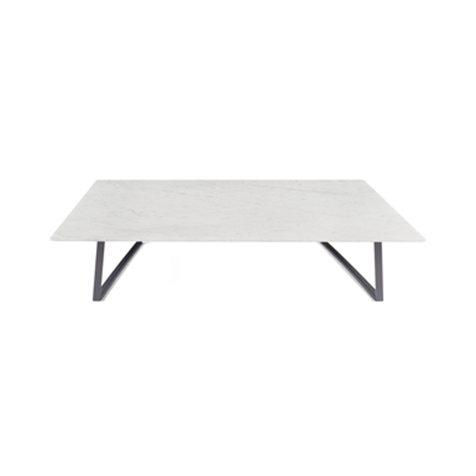 BIM objects - Free download! Dritto Coffee tables Rectangular | BIMobject