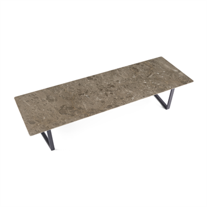 BIM objects - Free download! Dritto Coffee tables Rectangular | BIMobject