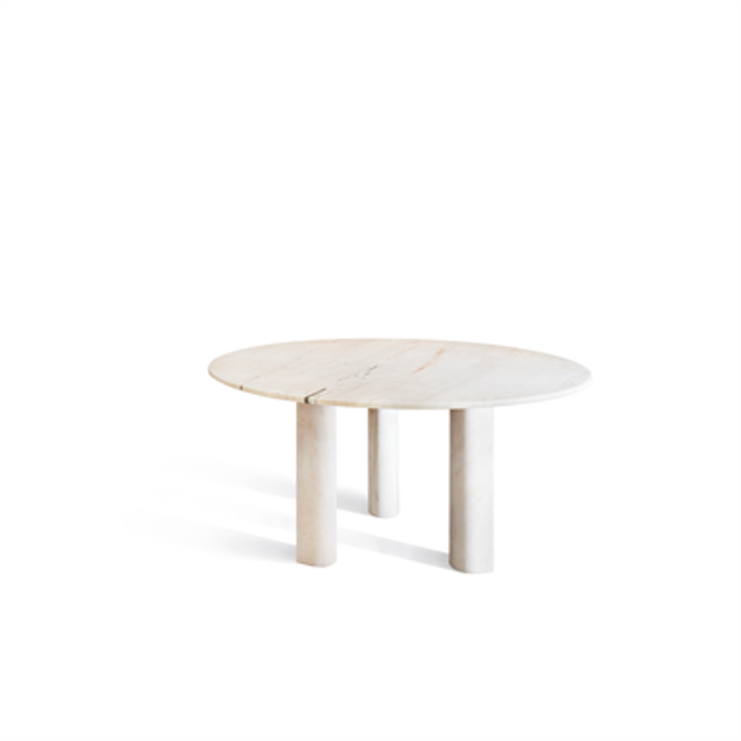 BIM objects - Free download! Love me, Love me not Dining Table Circle ...