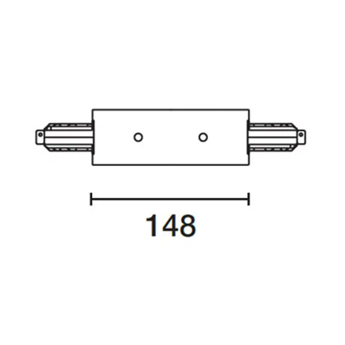 BIM objects - Free download! Recessed track DALI accessory - Direct ...