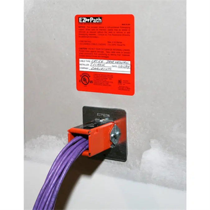 BIM objects - Free download! EZ-Path Series 22 Fire-Rated Cable Pathway ...