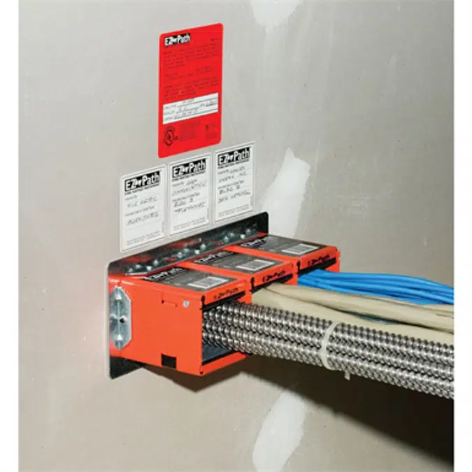 BIM objects - Free download! EZ-Path Series 33 Fire-Rated Cable Pathway ...