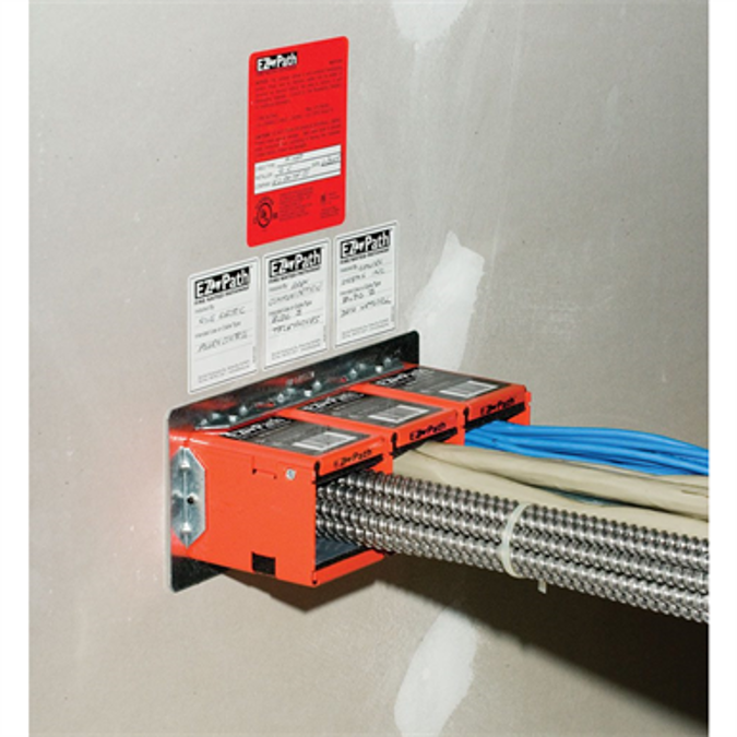BIM objects - Free download! EZ-Path Series 33 Fire-Rated Cable Pathway ...