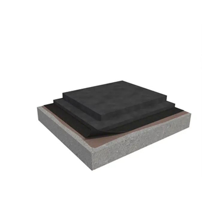 BIM objects - Free download! Membrane 5 1-layer inverted roof system ...