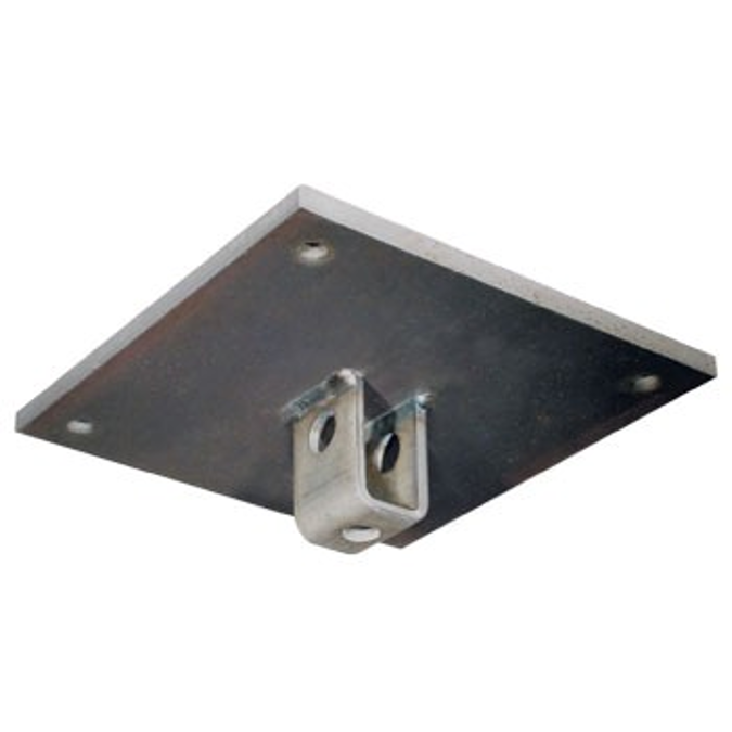 BIM objects - Free download! 52 Concrete Rod Attachment Plate | BIMobject