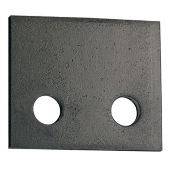 Objetos BIM - ¡Descarga gratis! 54 Two Hole Welding Beam Lug | BIMobject