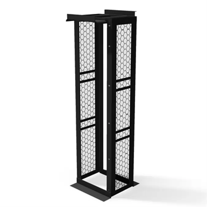 BIM objects - Free download! Mighty Mo® 10 Cable Management Racks ...