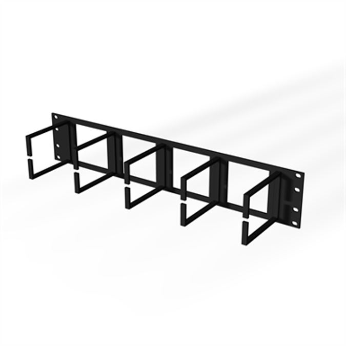 BIM objects - Free download! Feed-Through Cable Management Panels ...