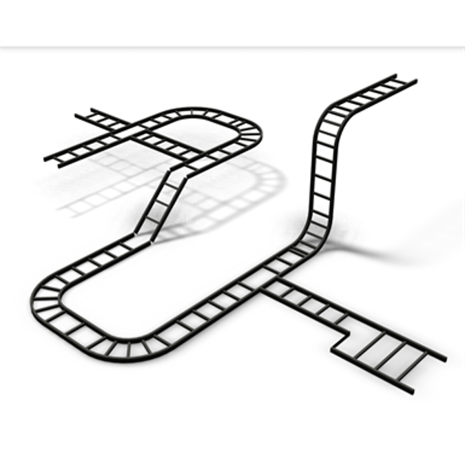 BIM objects - Free download! Curved Runway Fitting, Inside | BIMobject