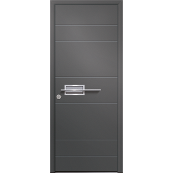 Objetos Bim - Download gratuito Porte d’entrée en aluminium Passage ...