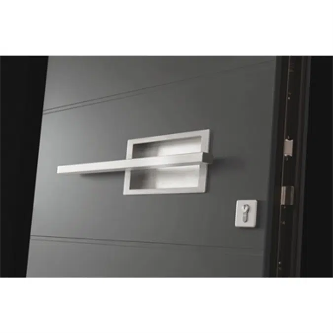 Objetos Bim - Download gratuito Porte d’entrée en aluminium Passage ...