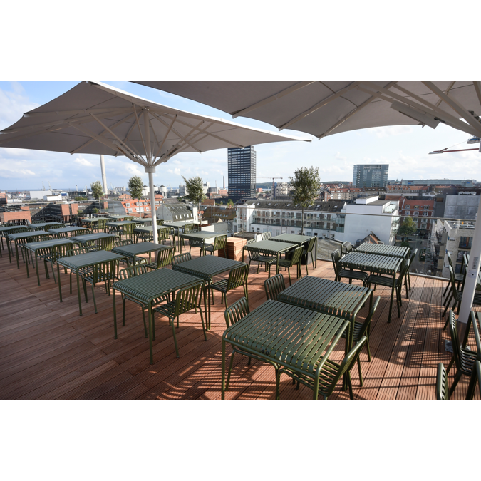 Objetos BIM - ¡Descarga gratis! Parasol ALBATROS 3 x 4 m; rectangular ...