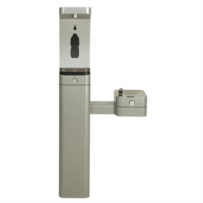 BIM objects - Free download! Model 3611, Modular Outdoor Bottle Filler ...