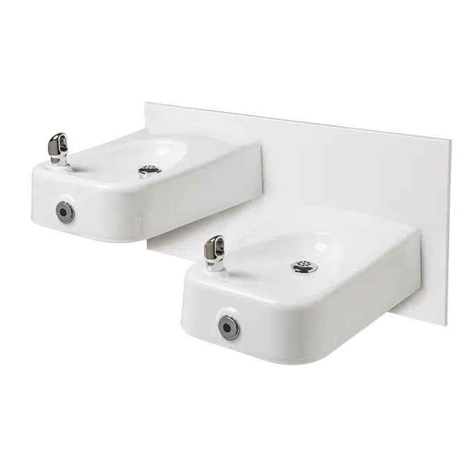 BIM objects - Free download! Model 1501HO2, ADA Enameled Iron Wall ...