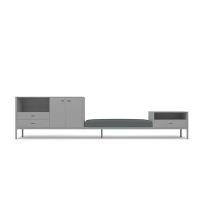 BIM objects - Free download! Pearson Lloyd Edge Intergrated Storage ...