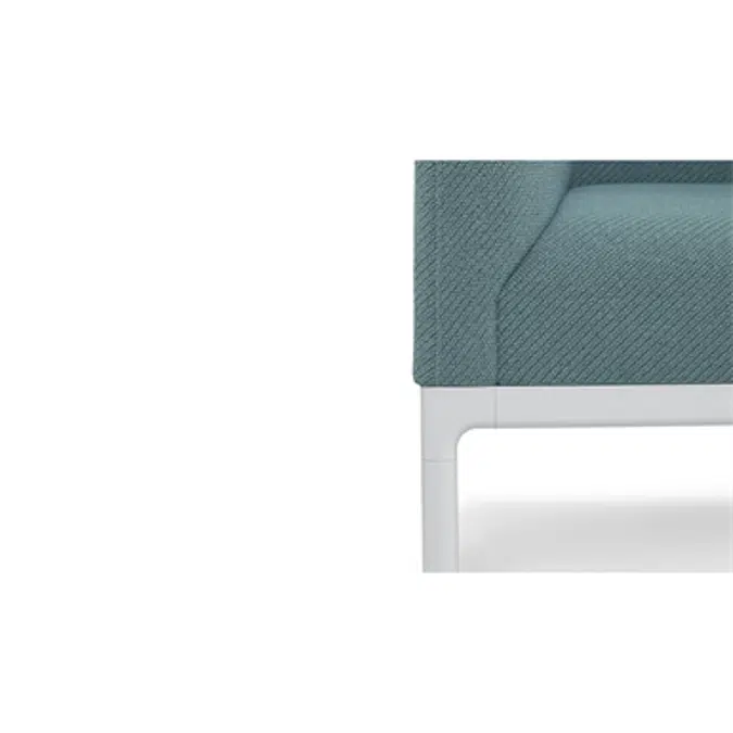 BIM objects - Free download! Pearson Lloyd Edge Sofa -EDU007 Right Hand ...