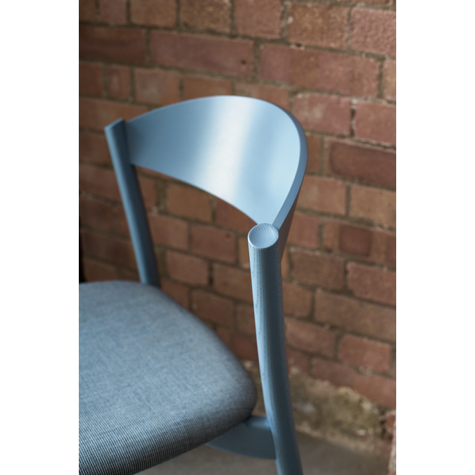 BIM objects - Free download! March Lite - Painted ash, upholstered seat ...