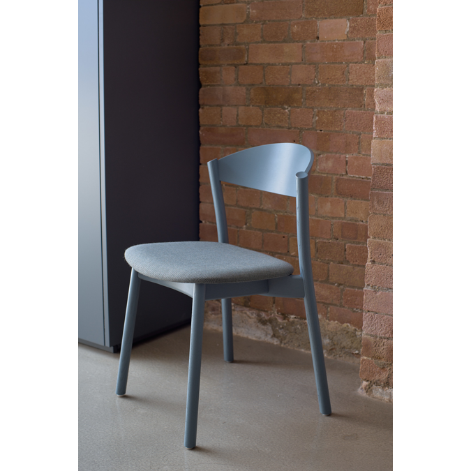 BIM objects - Free download! March Lite - Painted ash, upholstered seat ...