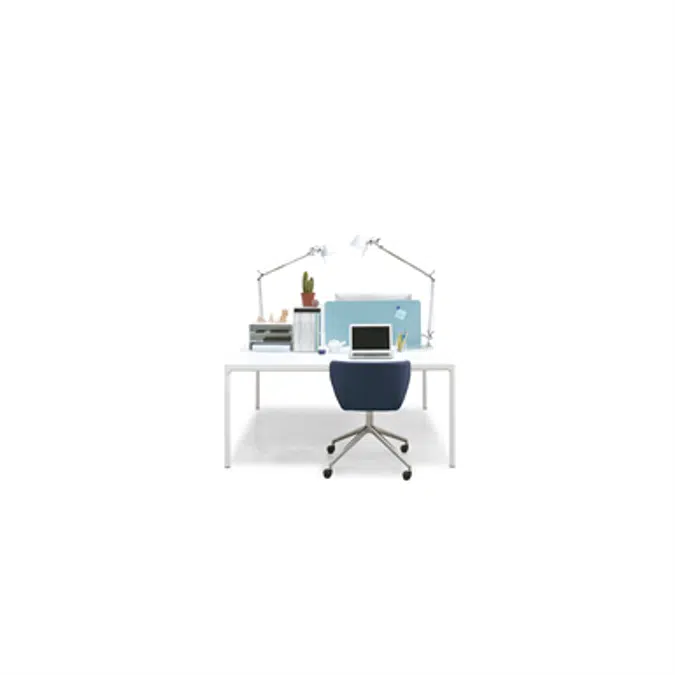 BIM objects - Free download! Pearson Lloyd Edge Desk EDG050 | BIMobject