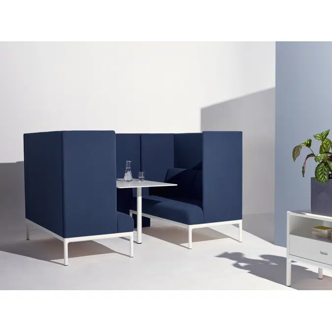 BIM objects - Free download! Edge Booth - 4 Person booth | BIMobject