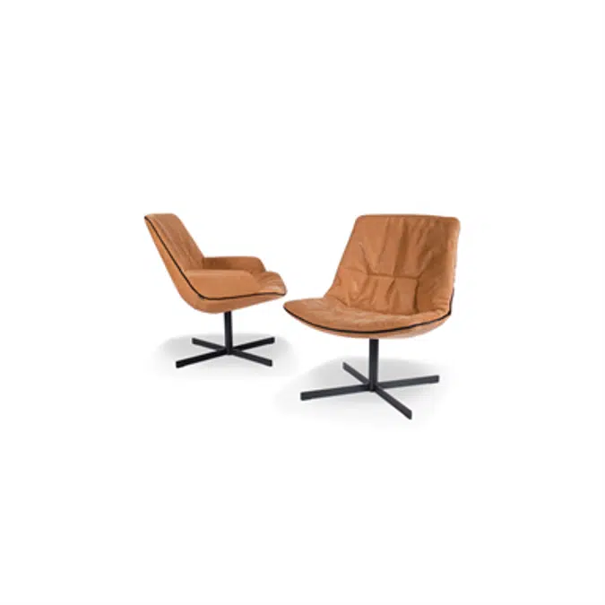 BIM objects - Free download! Milo - Swivel base - With arms | BIMobject