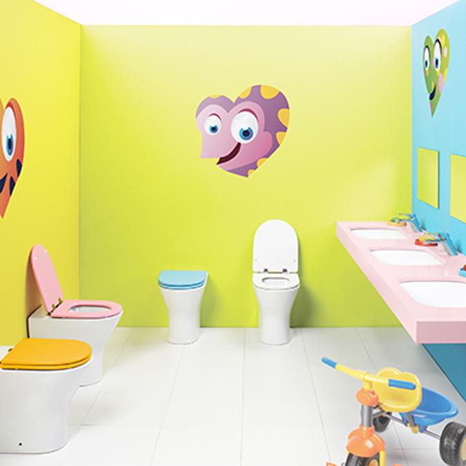 Objetos BIM - ¡Descarga gratis! Baby WC Inodoro BTW 415x265 | BIMobject