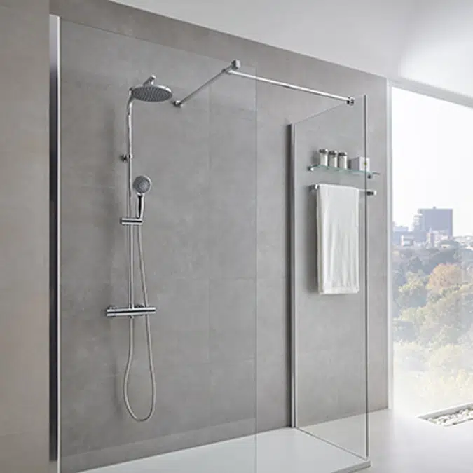 BIM objects - Free download! Vera Shower column | BIMobject
