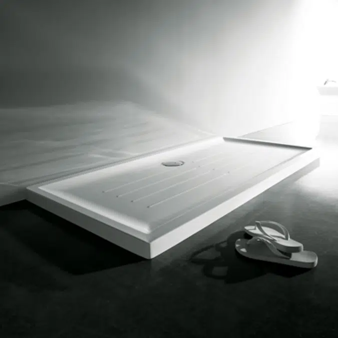 BIM objects - Free download! Vita Shower tray. 1000x800 mm. | BIMobject