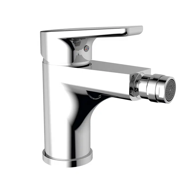 BIM objects - Free download! HAZA Single lever bidet mixer Chrome ...
